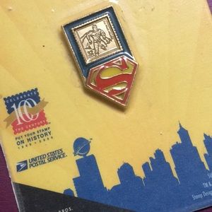 Accessories | Vintage Superman Pin | Poshmark